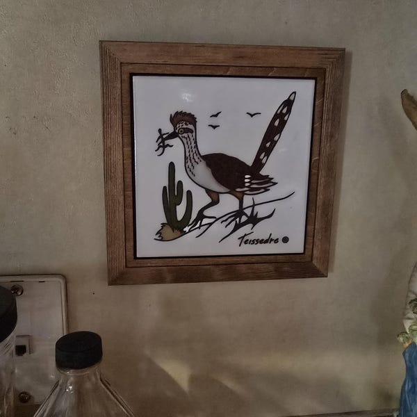 Ceramic Tile Wood Frame: Custom 8-inch X 8-inch Real Wood Frame for ...