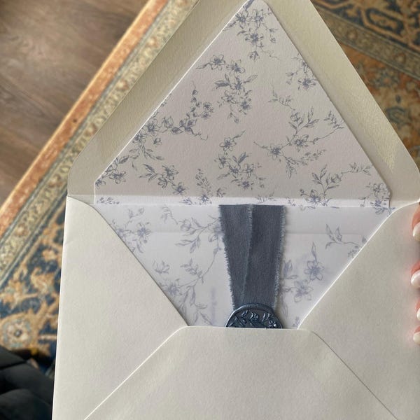 5x7 Wedding Invitation Tissue | Tissue Paper Inserts, Overlays for ...