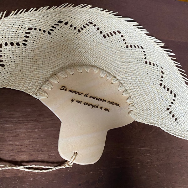 Palm Personalized Hand Fans / Wooden Fan / Traditional Mexican Wedding ...