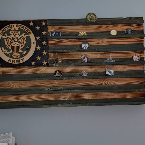 Thin Red Line Firefighter Challenge Coin Display, Fireman Challenge ...