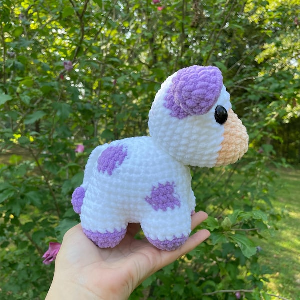 Wooly Cow Crochet Pattern: Large & Mini Plush Toy (digital Pattern) - Etsy