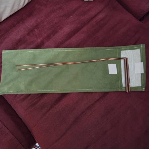 Professional Pure Copper Dowsing Rods 14' With Solid Copper Handles - Etsy