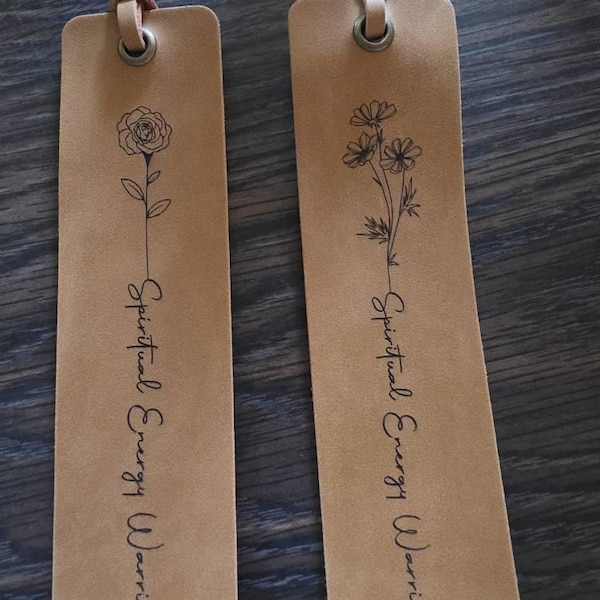 Custom Leather Bookmarks,gifts for Readers,gift for Book Lovers,book ...
