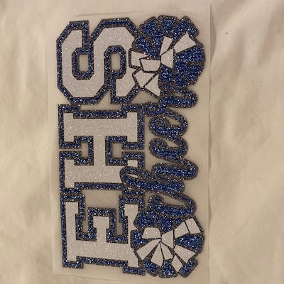 Custom Glitter Cheerleading T-shirts Personalized Team - Etsy