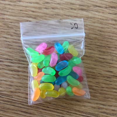 Smallest Size Miniature Jelly Bean Cabochons, Cute Flexible Silicone ...