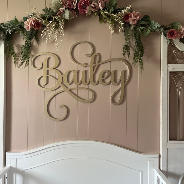 Wooden Name Signs Wooden Letters Personalized Wood Design Laser Cut Out ...