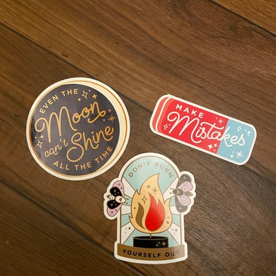 Make Mistakes Eraser Vinyl Sticker Sketchbook Bullet Journal - Etsy