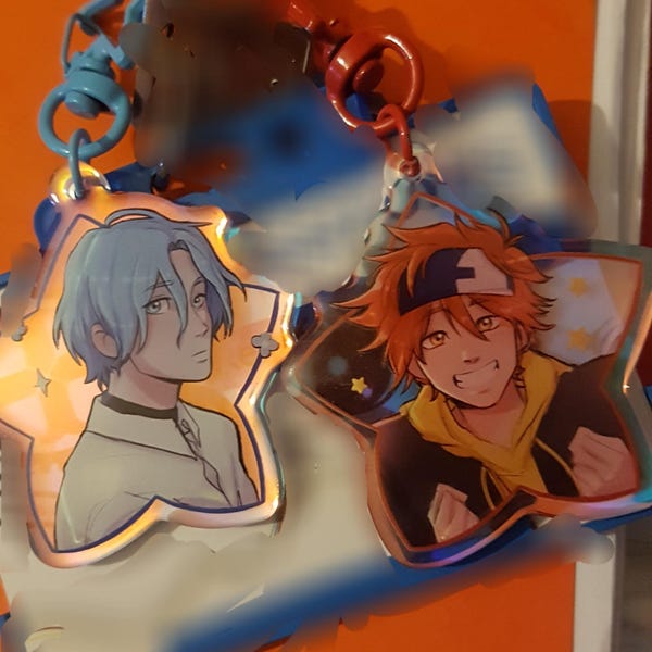 Reki & Langa | Sk8 Infinity | Anime Keychains - Etsy