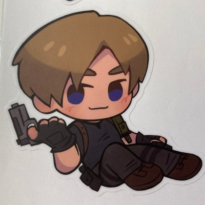 Leon Kennedy Resident Evil 3 Matte Vinyl Stickers - Etsy