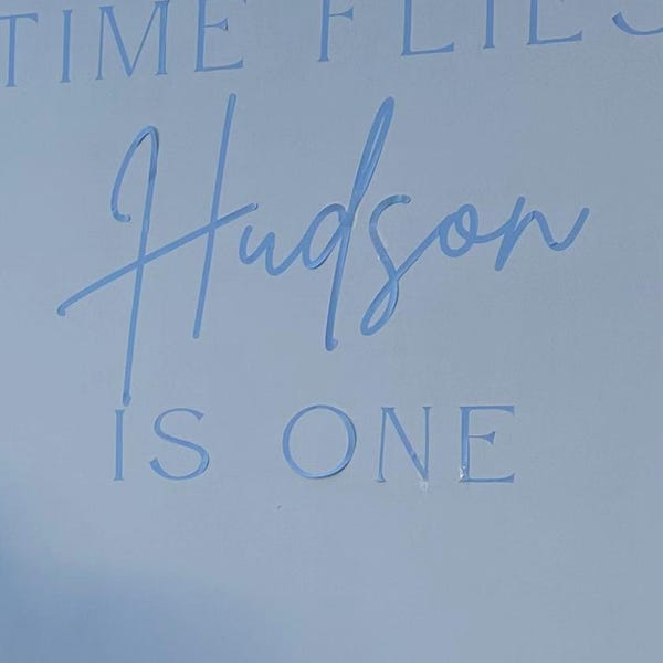 Custom Birthday Decal for Party Backdrop | Custom Birthday Decal for ...