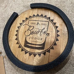 Custom Bourbon Whiskey Barrel Head Lid Laser Engraved Logo - Etsy