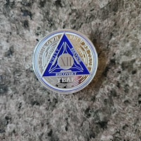 Collectibles Sobriety Challenge Coins - Soberversary AA/NA Medallion ...