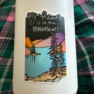 Wander Hand Lettered Vinyl Sticker - Etsy