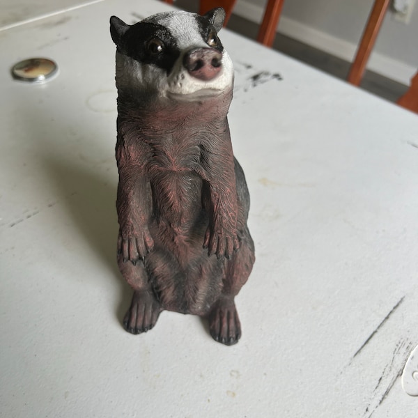 Badger Sculpture *wildlife Animal Figurine *outdoor Garden Statues ...