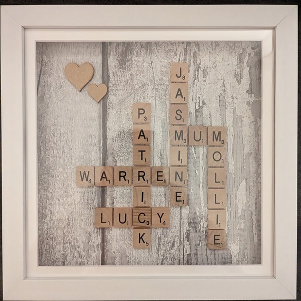 Personalised Scrabble Picture Frames , Scrabble Frame , Personalised ...