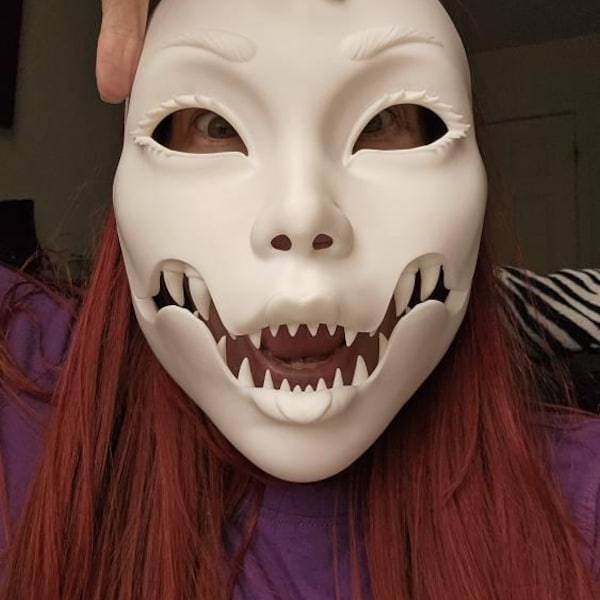 3D Printed Multi Color Hellequin Mask - Etsy