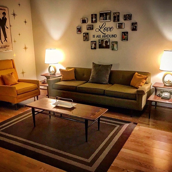 Mid-century Modern China Cabinet / Display Case / Bookcase One-piece ...