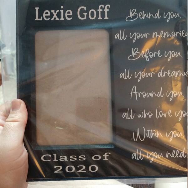 Personalized Graduation Photo Frame Graduation Gift Girl 2025 ...