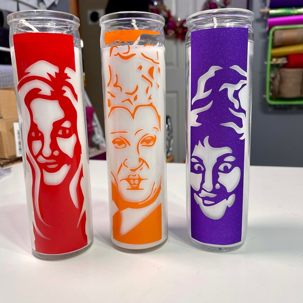 Digital Download SVG File for Tumblers & Tall Candles Halloween Michael ...
