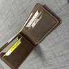 Slim Leather Wallet, DATE NIGHT, Personalized Bifold Wallet, Handmade ...