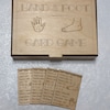Hand & Foot Card Game: Wooden Quick Guide Reference Card - Etsy