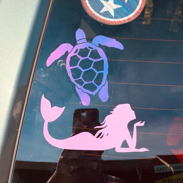 Mermaid Decal, Mermaid Car Decal, Mermaid Sticker, Mermaid Bumper ...