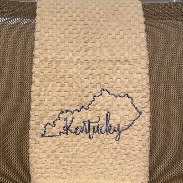 Kentucky State Map - Machine Embroidery Design, Kentucky State ...