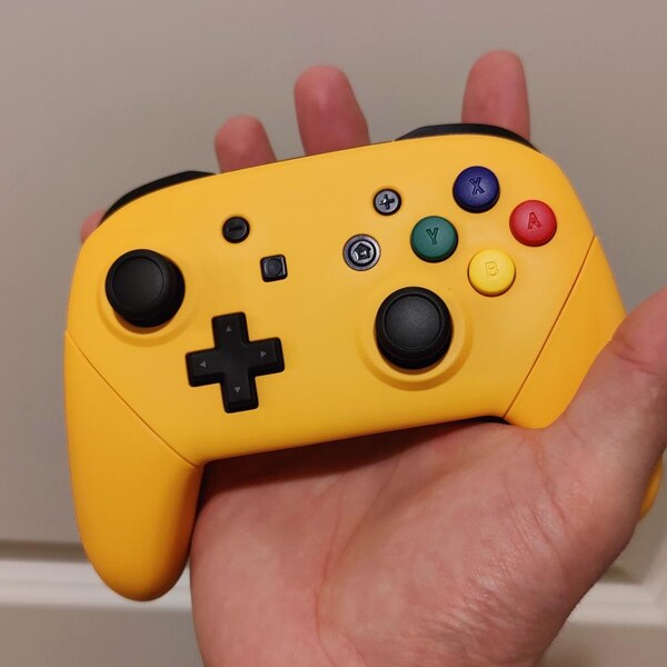 Nintendo Switch Pro Controller Mod Gamecube Retro Style Customized ...