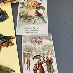 Antique German Advertising Chromo Trade Card, in Spring, Liebig Card ...