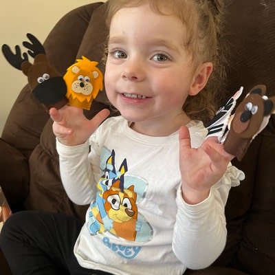 Room on the Broom Finger Puppet Set - Etsy