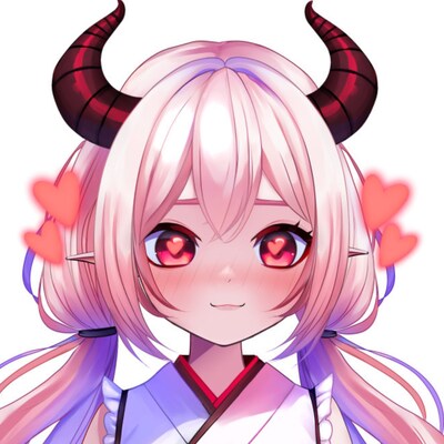Live2d Vtuber Model for Commercial Use Oni the Succubus ready to Use - Etsy