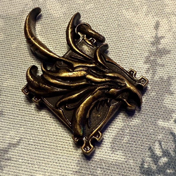 Final Fantasy XIV Dark Knight Soul Crystal Logo Embroidery Pattern ...