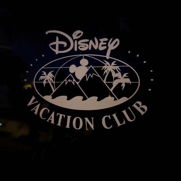 Disney Vacation Club Member Sticker -- Vinyl Car Window Sticker-dvc ...