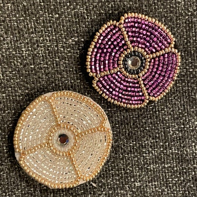 Beaded Red Dress Pin - Etsy Canada