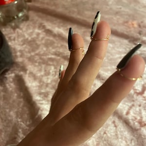 Wudu Nail Rings for Halal Nails, Adjustable and Reusable, Press on ...