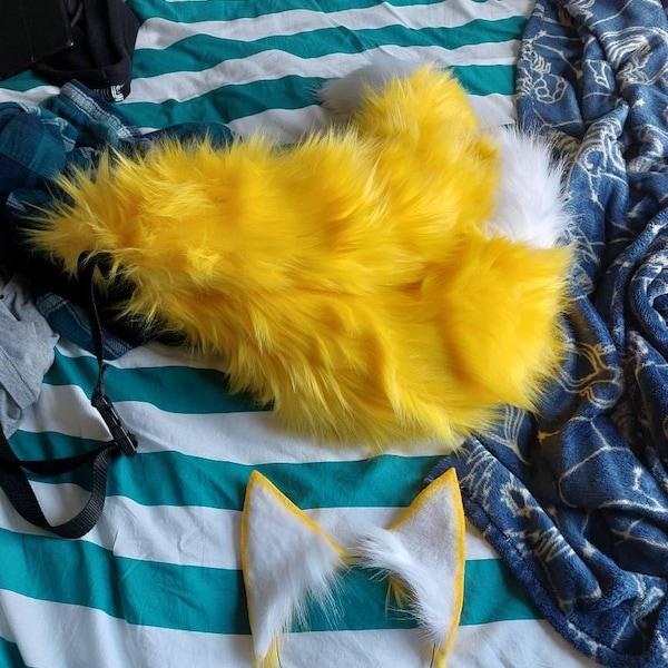 Tails the Fox Cosplay Ears and Tails - Etsy