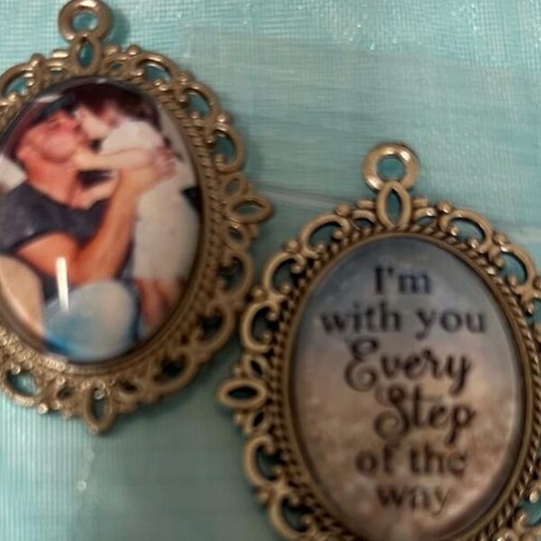 Glow in the Dark Custom Birth Moon Locket Necklace - Features the Moon ...