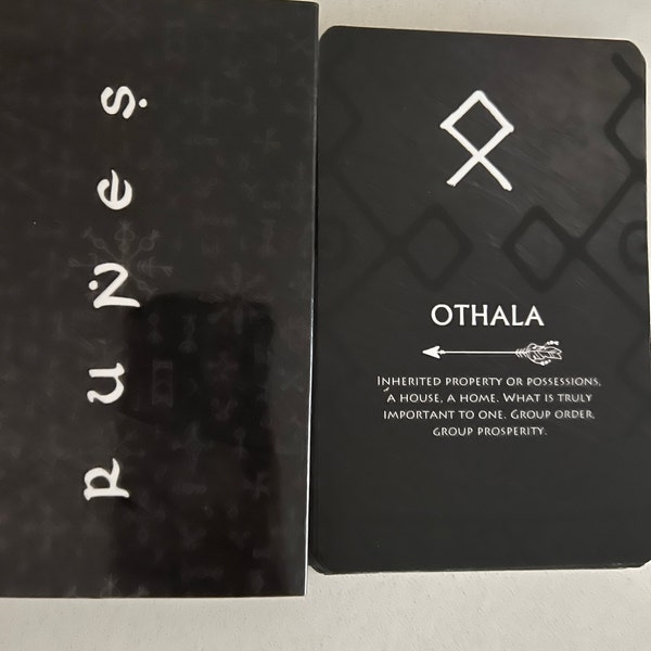 Runes Oracle Celtic Cards 24 Cards Oracle Oracle Deck Fortune Telling ...