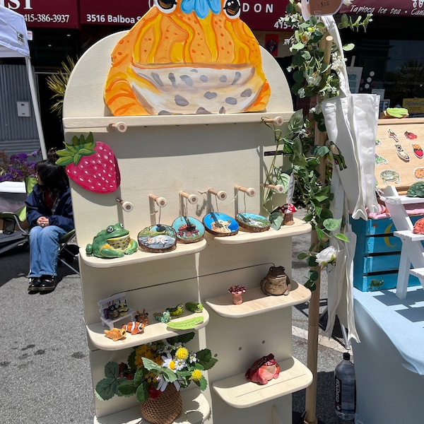 Kies Maxi 2, Holzregal, Etagere, Verkaufsdisplay, Klappstand ...