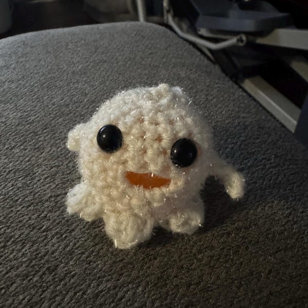 No Sew Ghost Stress Ball Crochet Pattern (PDF Digital Download) - Etsy