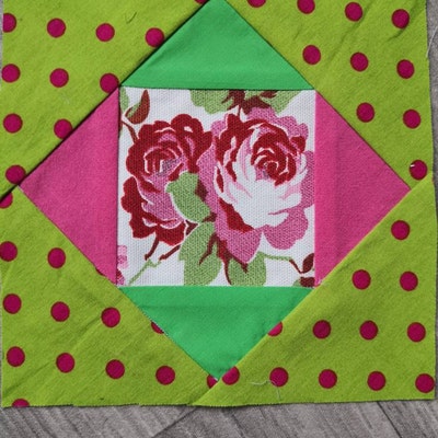 6 Carolina Lily Quilt Block, Printable PDF. Foundation Paper Piecing ...