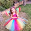 Affordable Rainbow Butterfly Tutu Dress With Wings, Wand and Hairclip ...