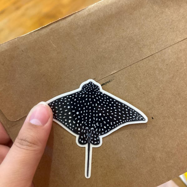 Whale Shark Vinyl Sticker, Waterproof Ocean Animal Sea Creature Decal ...
