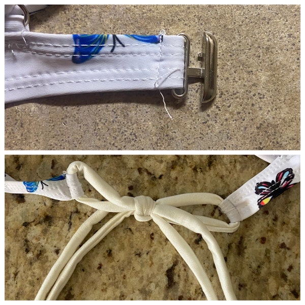 One Spandex Spaghetti Strap 1/4" Wide With 2 Clips - Choice of Color ...