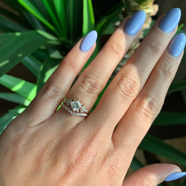 Delicate Chevron Ring - Sterling Silver, Rose Gold, Gold, White Gold ...