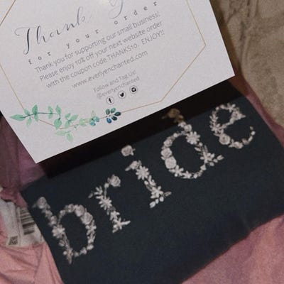 Colorful Varsity Letter Arch TEACH Embroidered Sweatshirt Simple ...