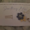 Something Blue Bridal Floral Hair Pin, Something Blue Gift, Blue ...