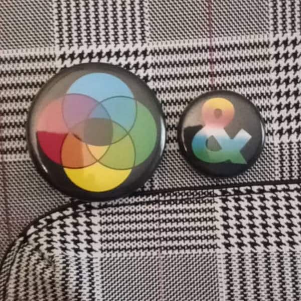 Plural Pride Rings Enamel Pin - Silver - Etsy