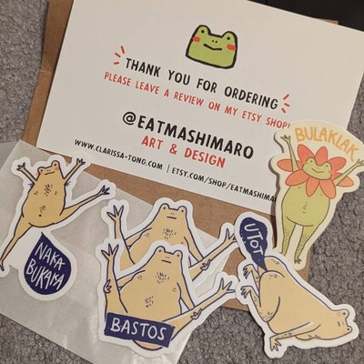 Teka Muna Washi Tape // Filipino Frog and Juicy Pear - Etsy