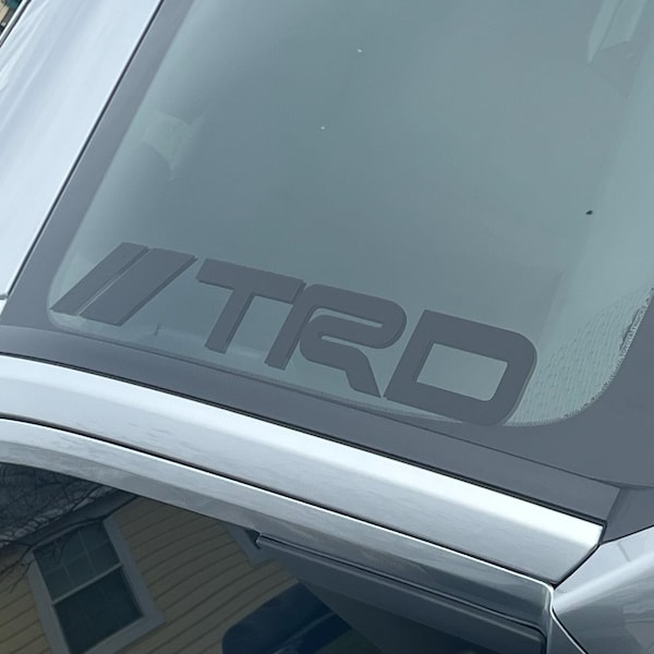 TRD WINDSHIELD Car Premium STICKER Vinyl Corolla Camry Supra Etc - Etsy